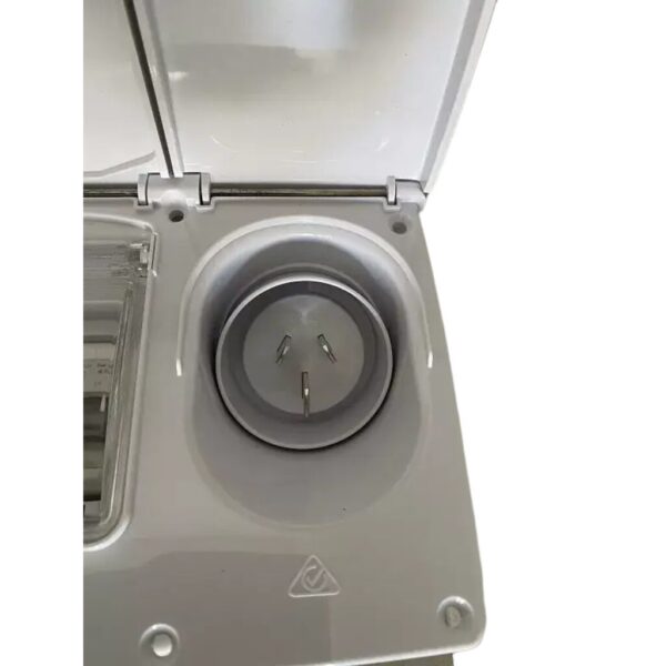 CMS 15A Single Power Inlet White With RCD Switch - Suncoast Caravan Service