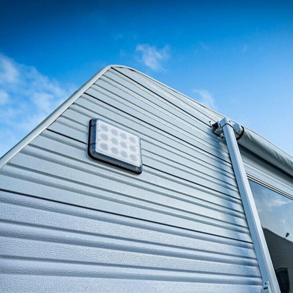 Kedron 12V Black LED Square Exterior Annex Light - Suncoast Caravan Service