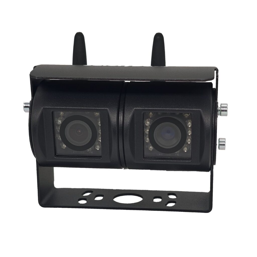 Safety Dave Wireless AHD Black Dual Camera - Suncoast Caravan Service